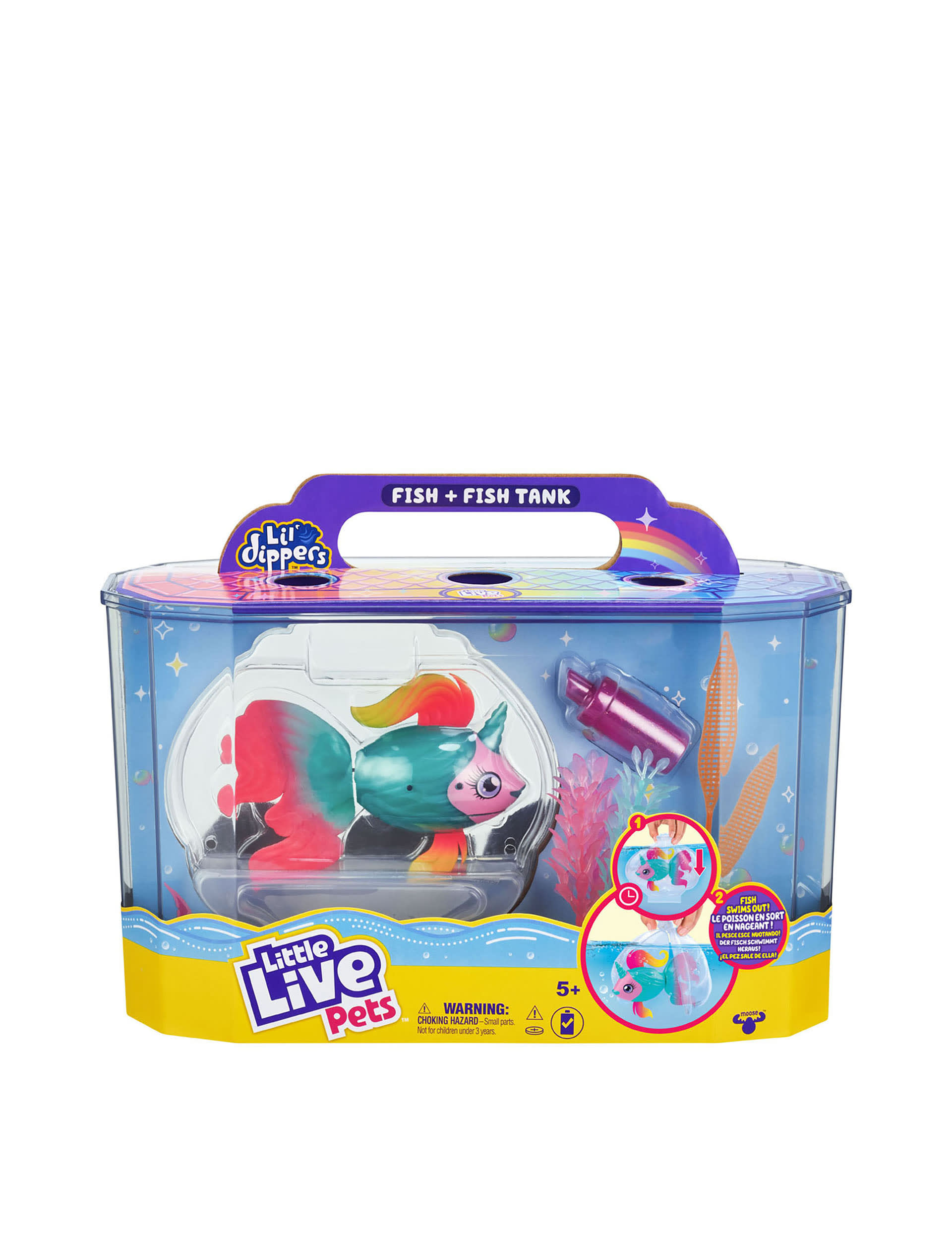 Lil' Dippers Fish & Tank Toy (5+ Yrs) | Little Live Pets | M&S