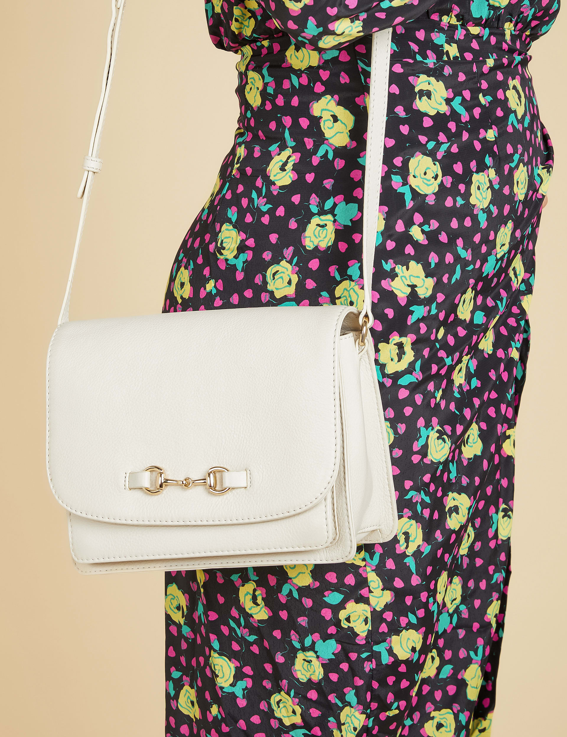 Leather Buckle Trim Cross Body Bag | Jones Bootmaker | M&S