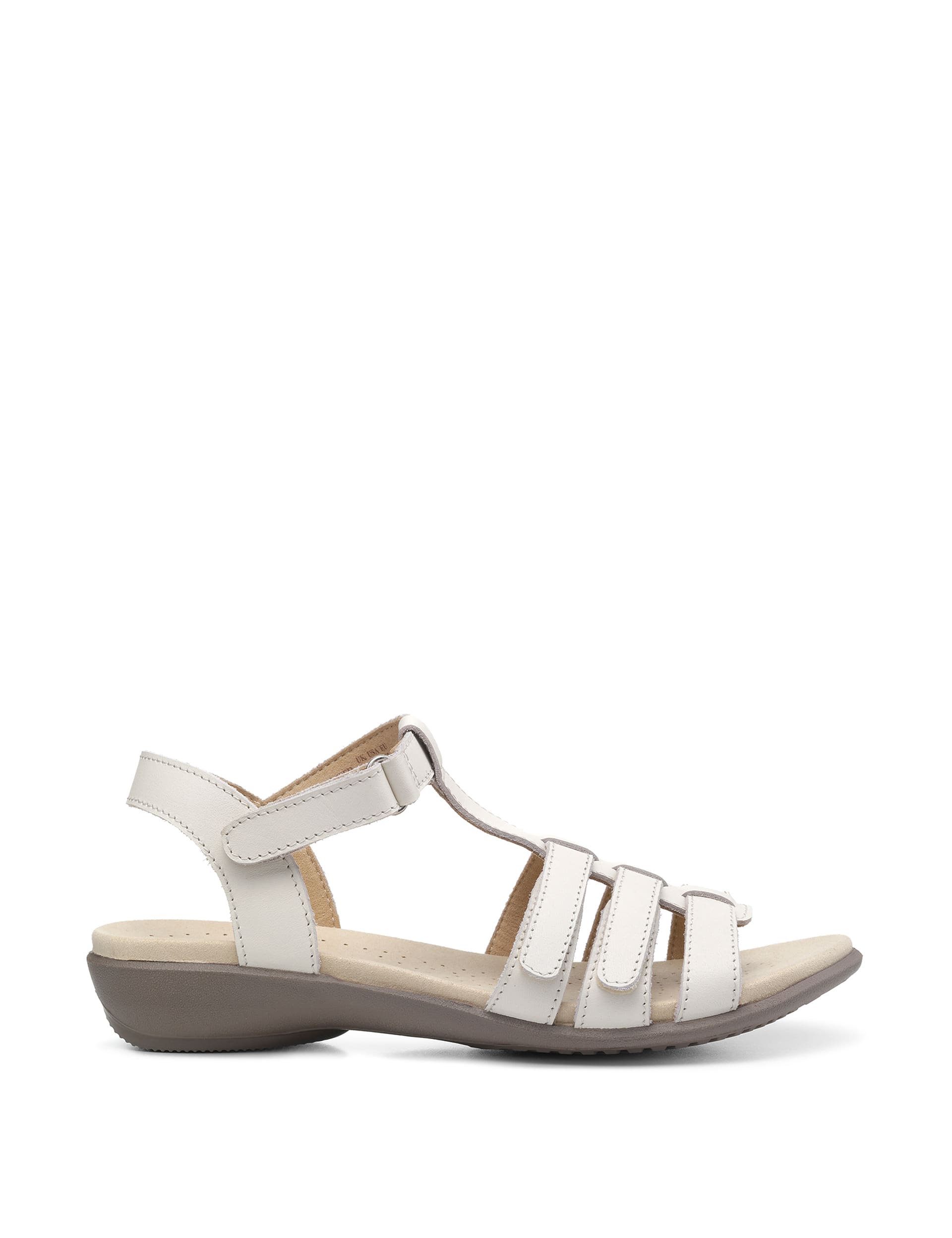 Sol Wide Fit Leather Metallic Sandals | Hotter | M&S