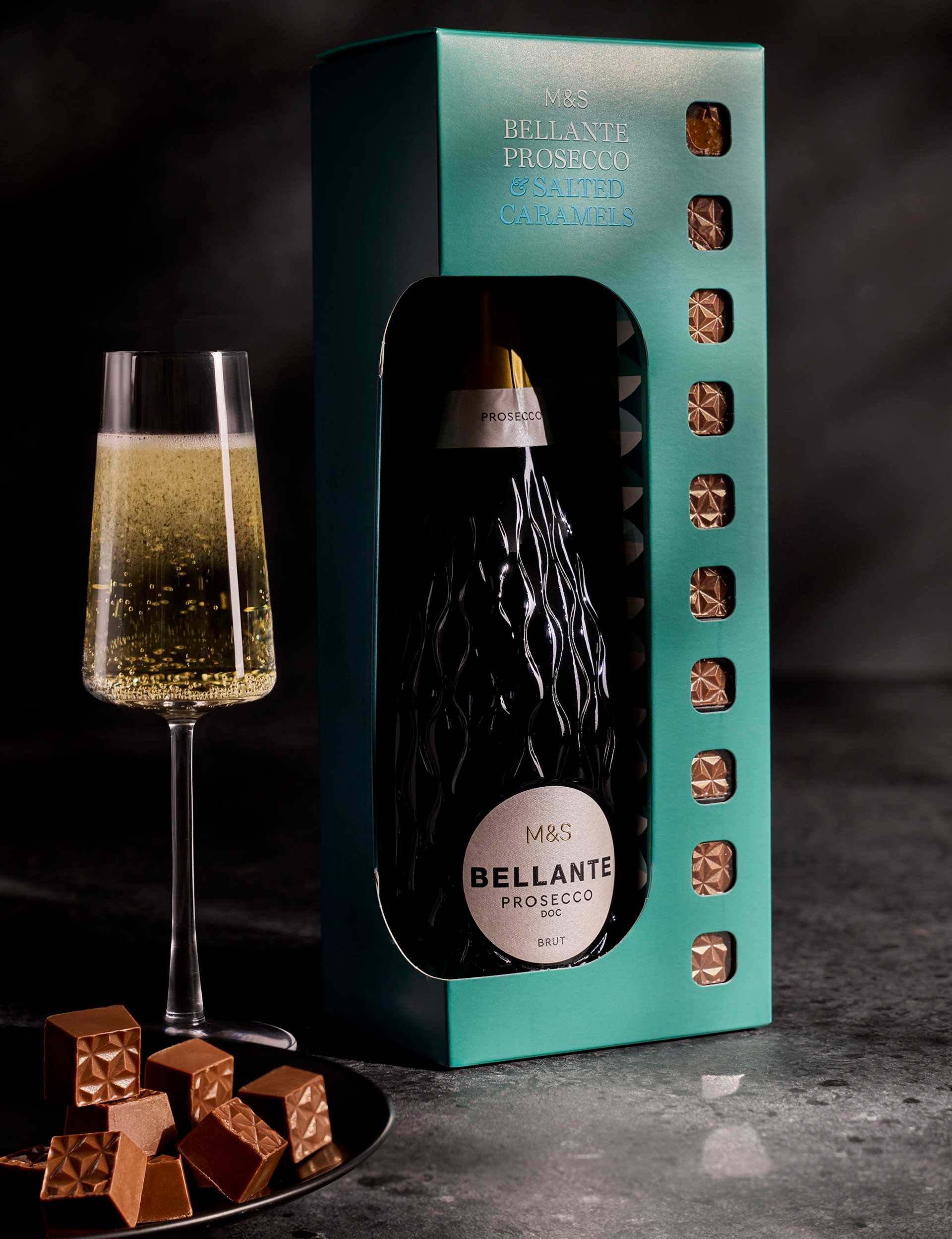 Bellante Prosecco & Salted Caramels | M&S Collection | M&S