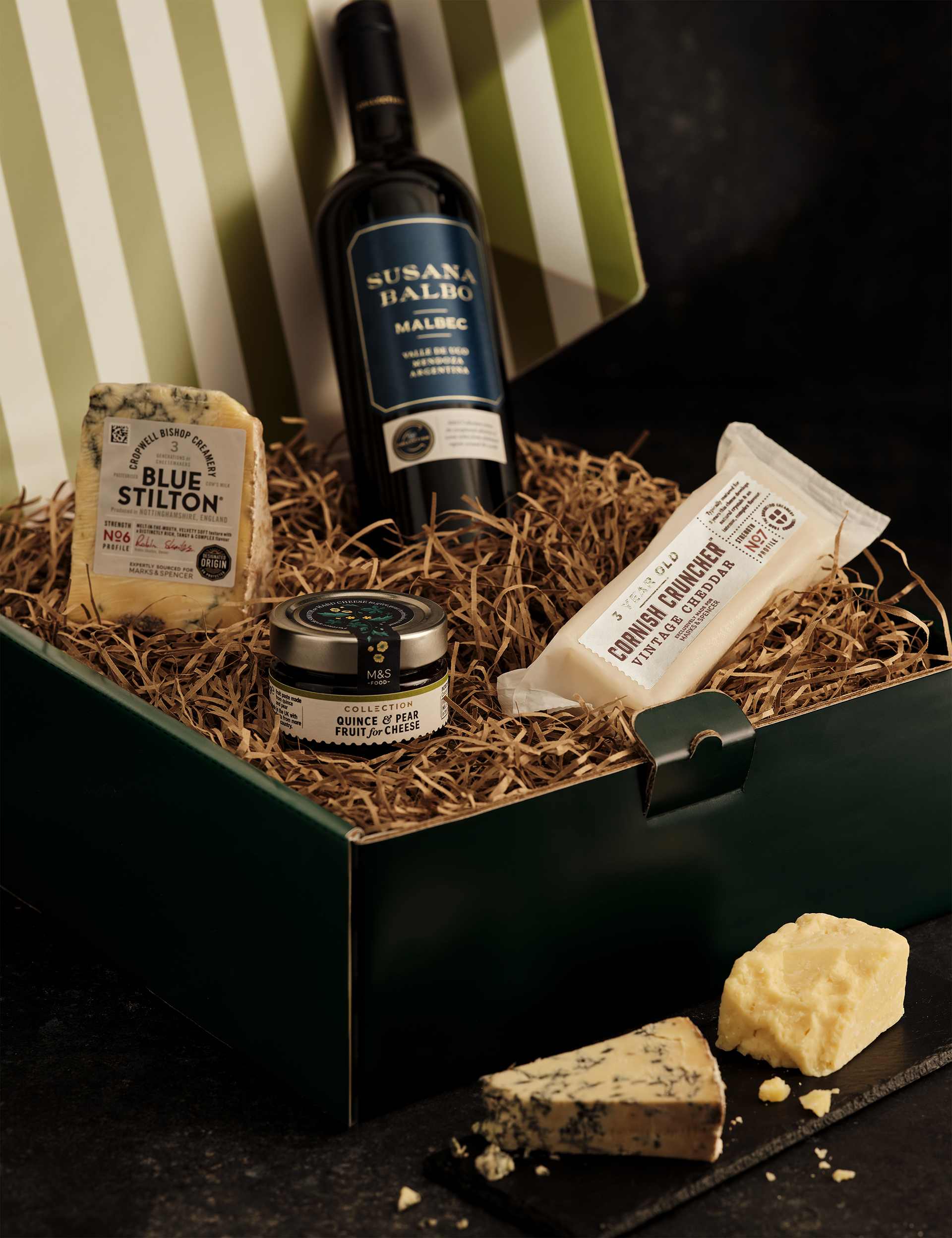 Red Wine & Cheese Gift Box | M&S