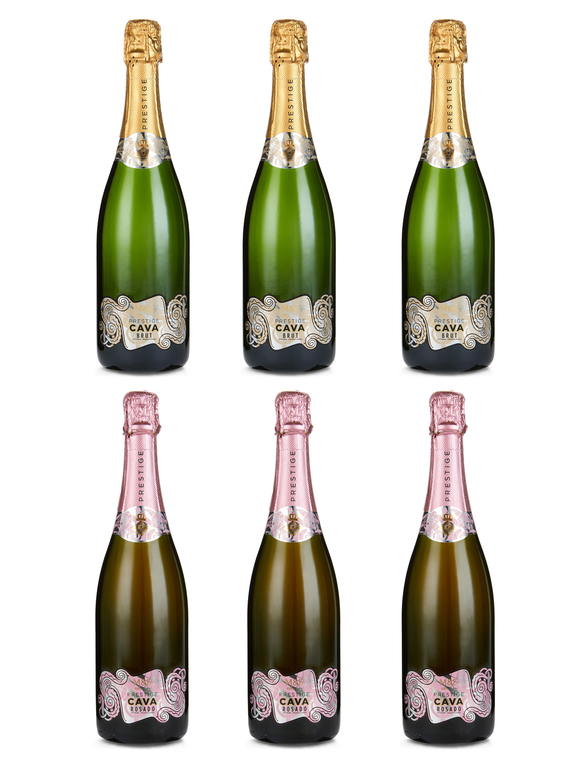 Mixed Case of Classic Cava & Rosé Cava - Case of 6 | M&S