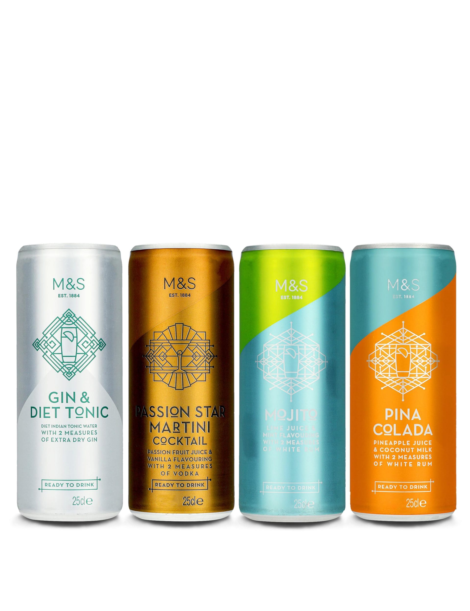 16 Party Pack Cocktail Cans | M&S