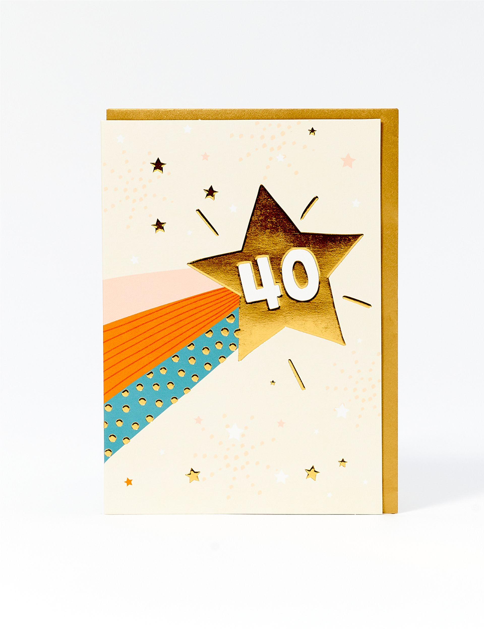 Shooting Star 40th Birthday Card | M&S