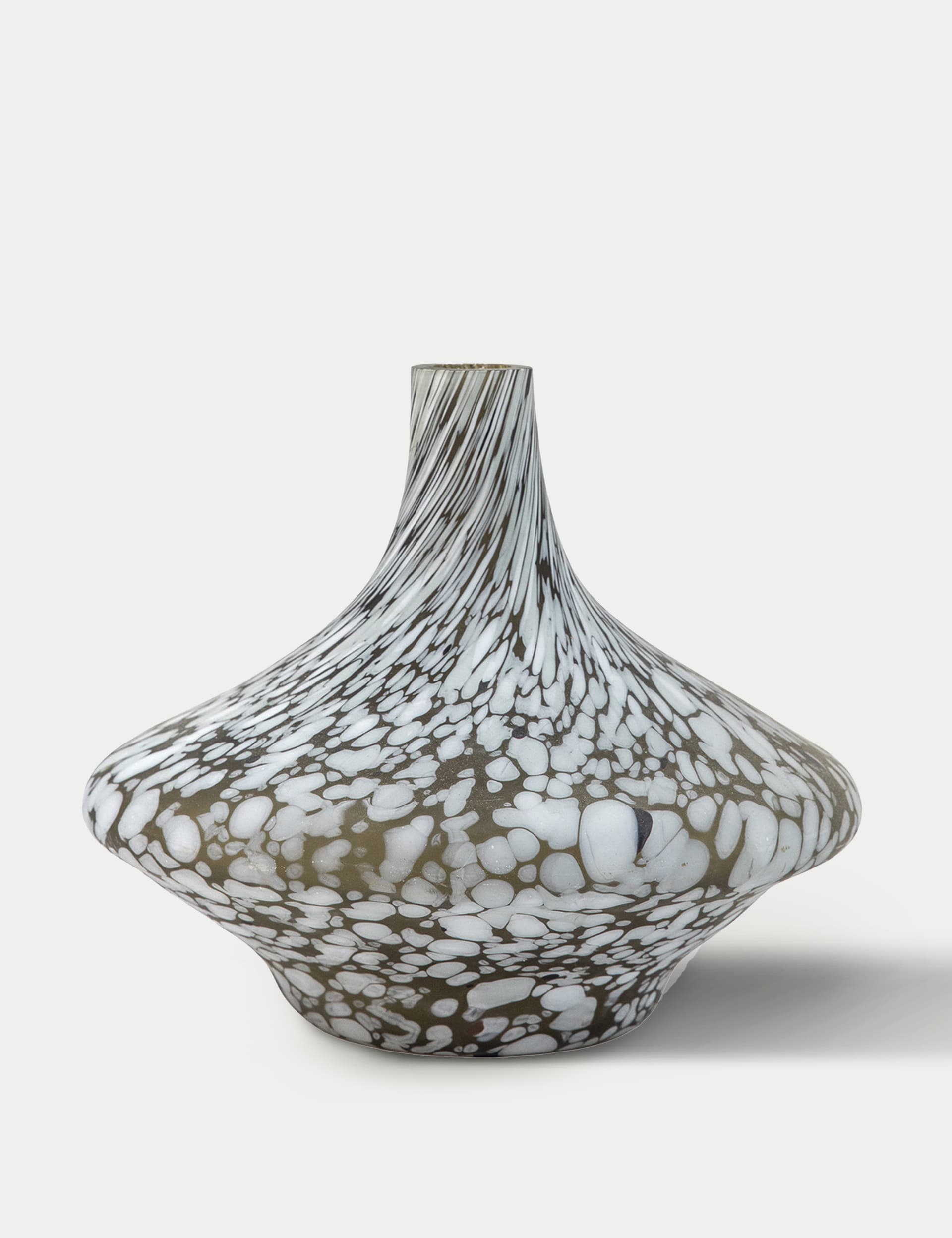 Aditya Glass Mottled Vase | Gallery Direct | M&S