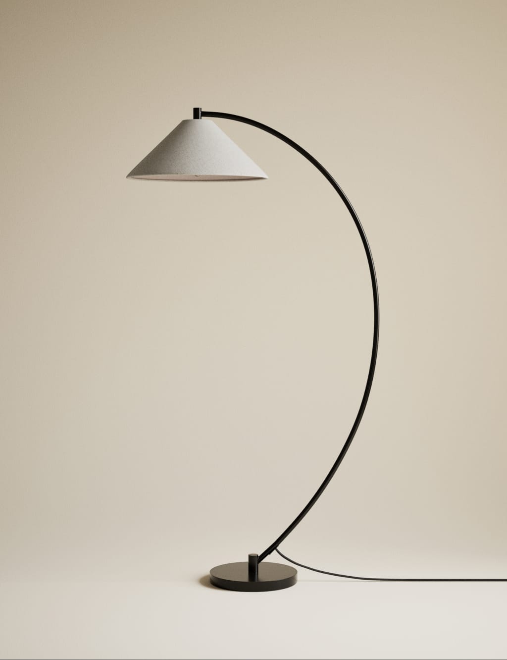 Andie Curved Floor Lamp | M&S Collection | M&S