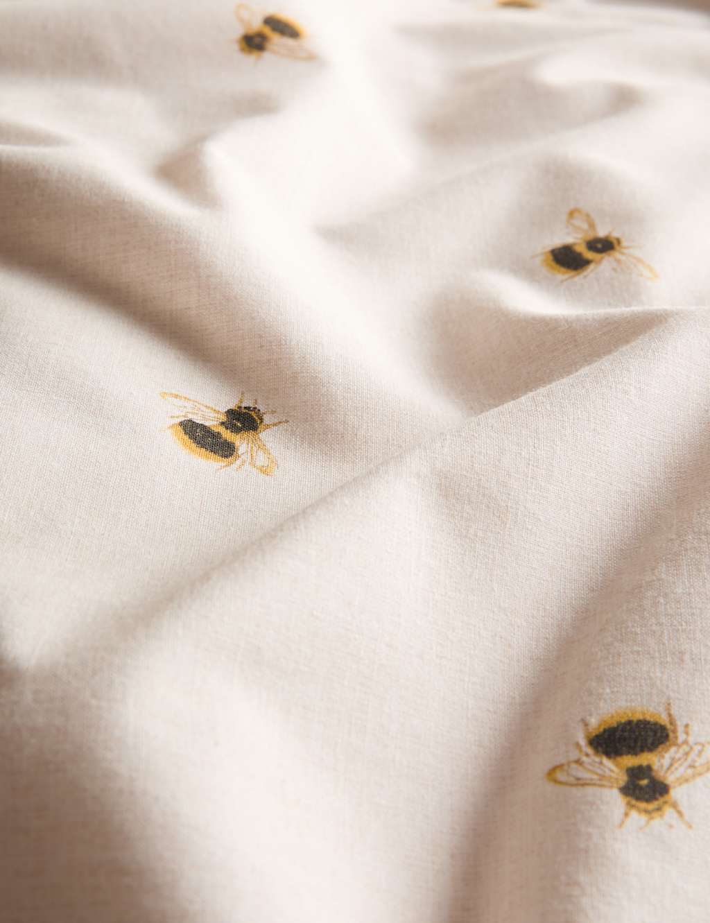 Cotton Blend Bee Striped Bedding Set | M&S Collection | M&S