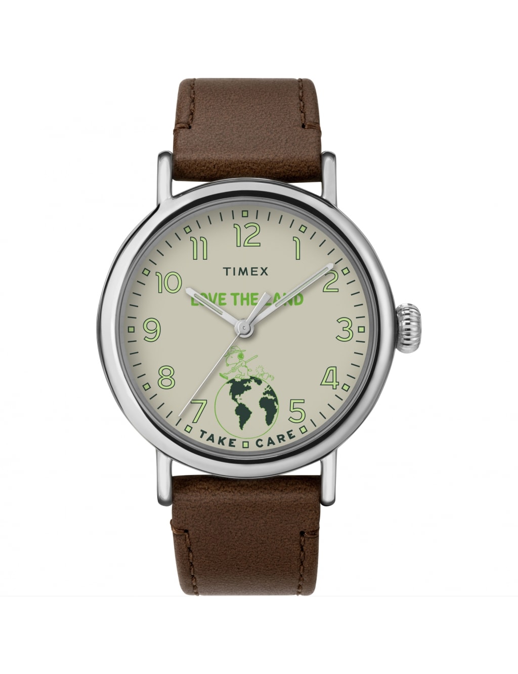 Timex Snoopy™ Brown Leather Watch | Timex | M&S