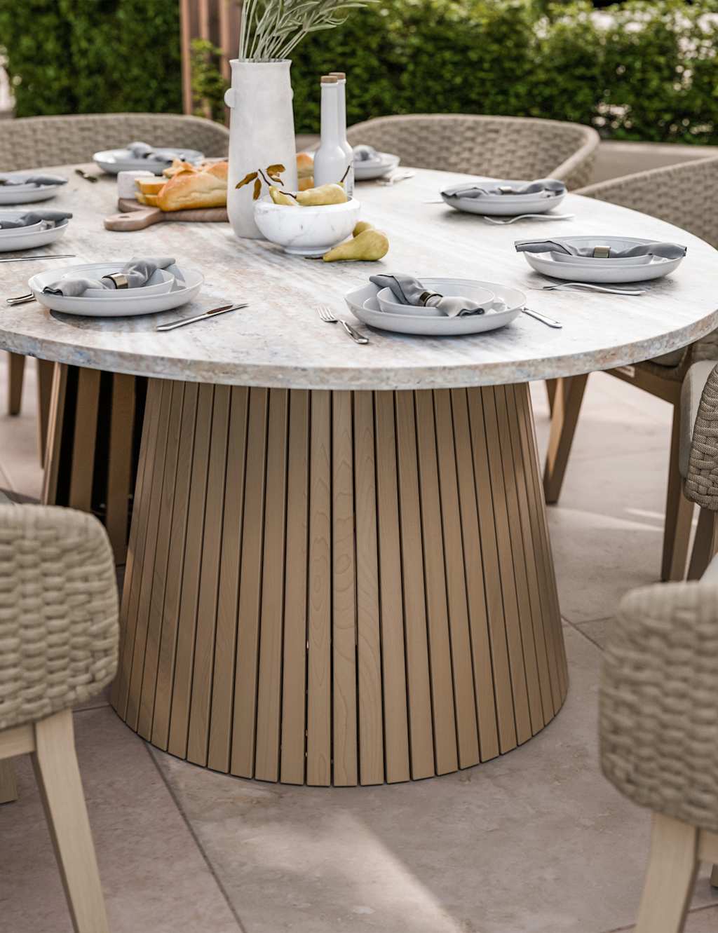 Jupiter 8 Seater Dining Set | Royalcraft | M&S