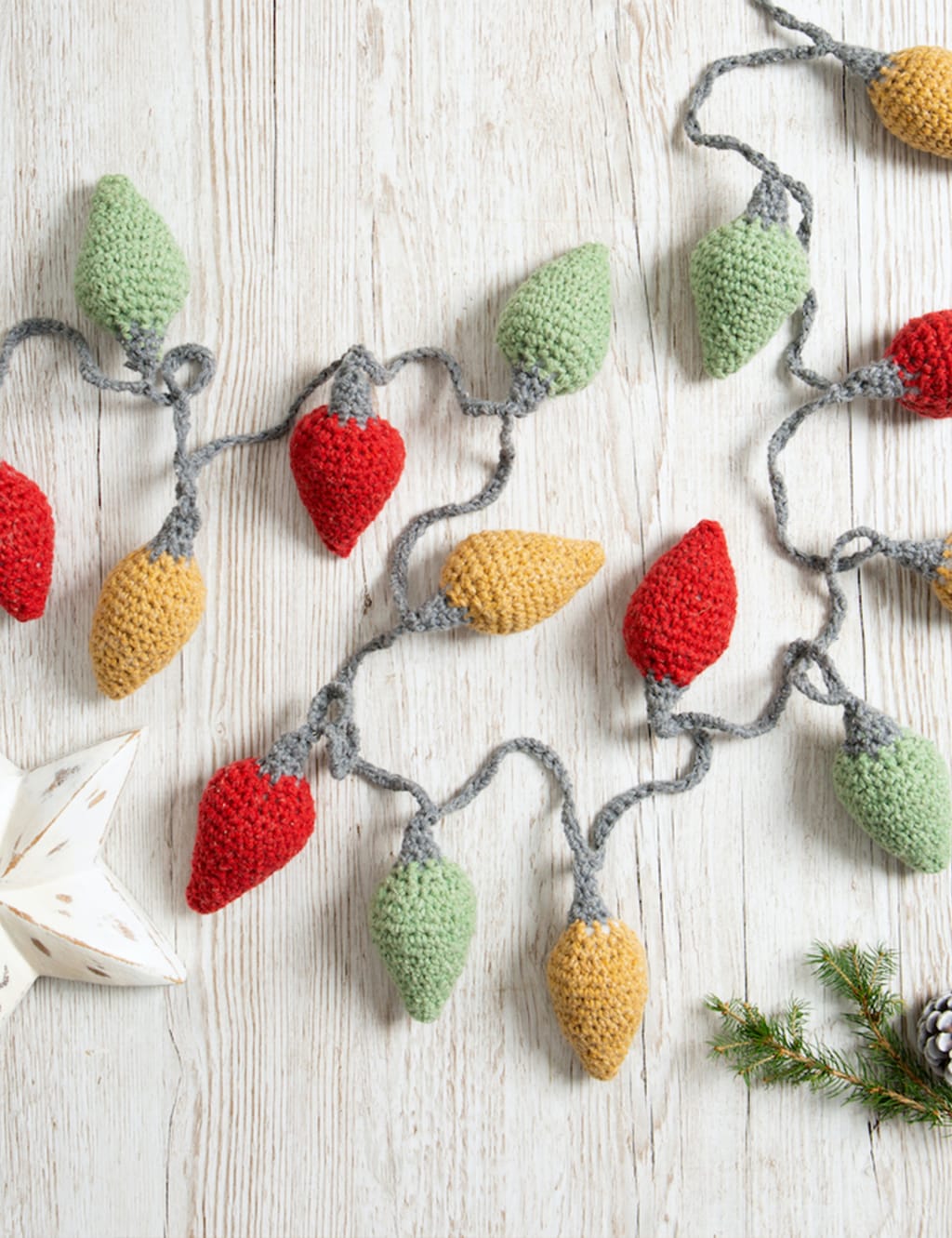 Christmas Lights Crochet Kit | Wool Couture | M&S