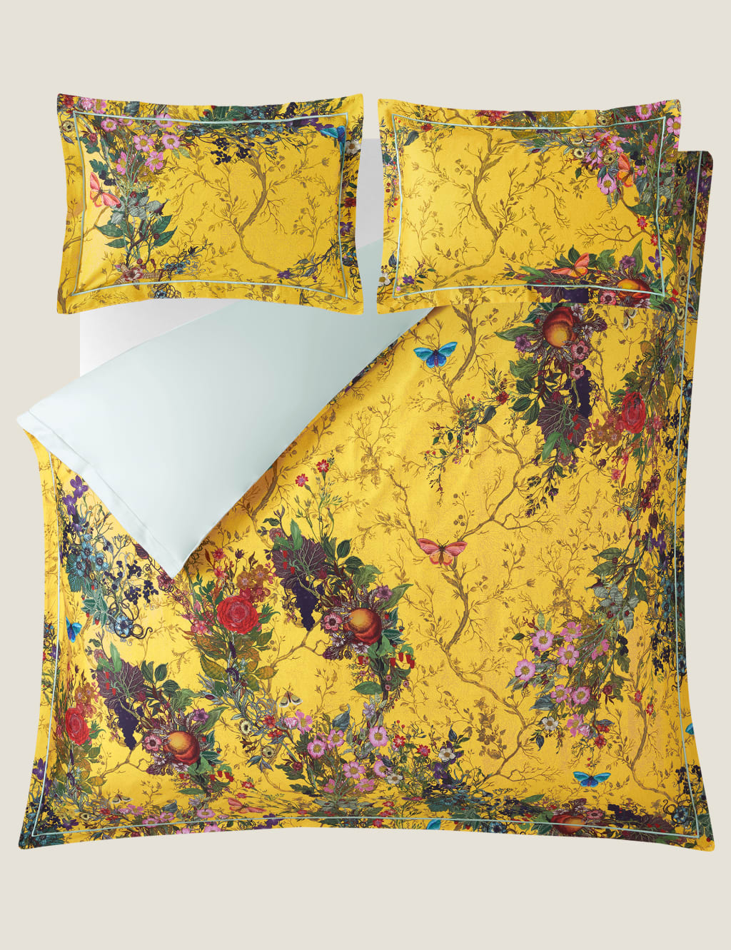 Pure Cotton Bloomsbury Garden Bedding Set | Timorous Beasties | M&S