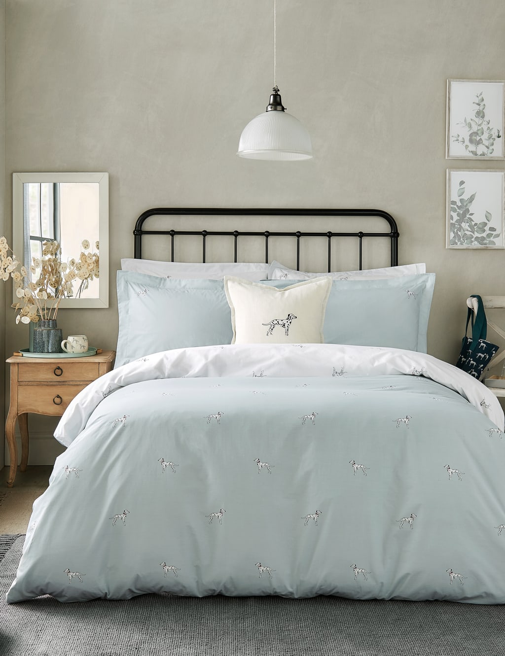 Pure Cotton Dalmatian Bedding Set Sophie Allport M S