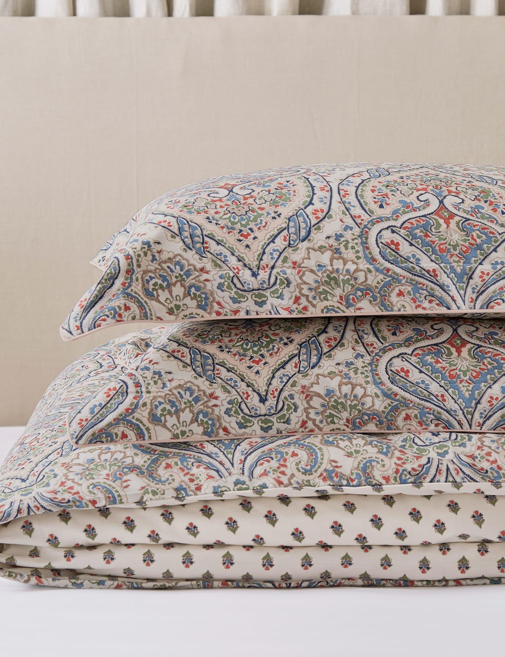 Pure Cotton Paisley Bedding Set | Joules | M&S