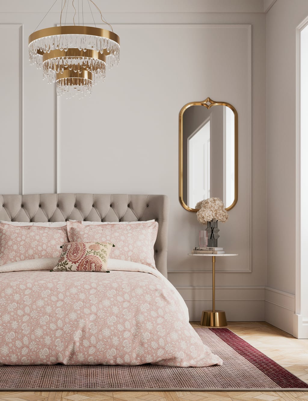 Pure Cotton Eternal Bloom Bedding Set | V&A | M&S