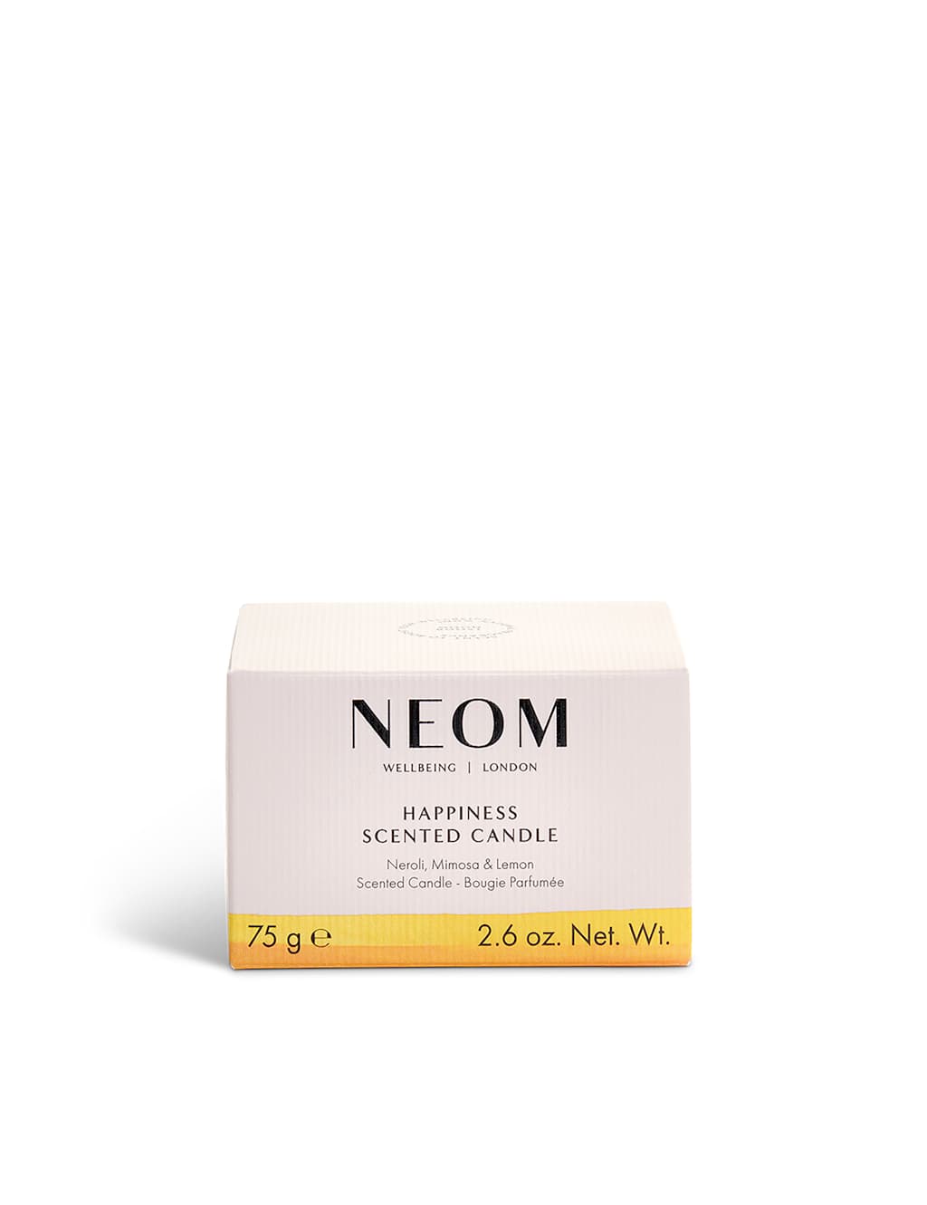 Happiness Travel Candle 75g | NEOM Wellbeing | M&S