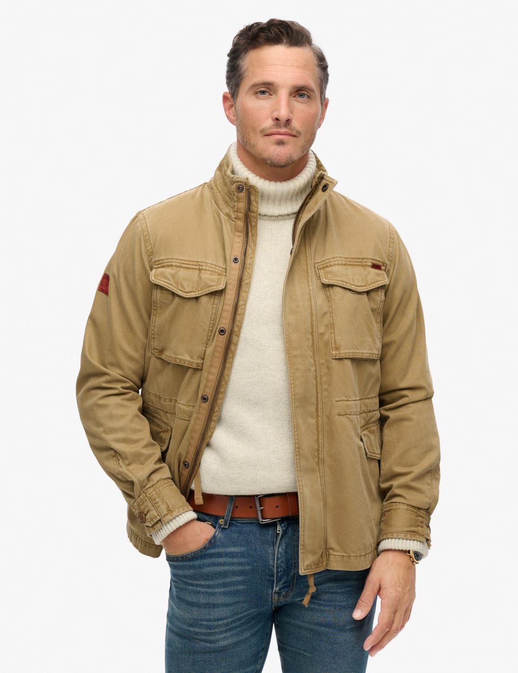 Pure Cotton Utility Jacket | Superdry | M&S