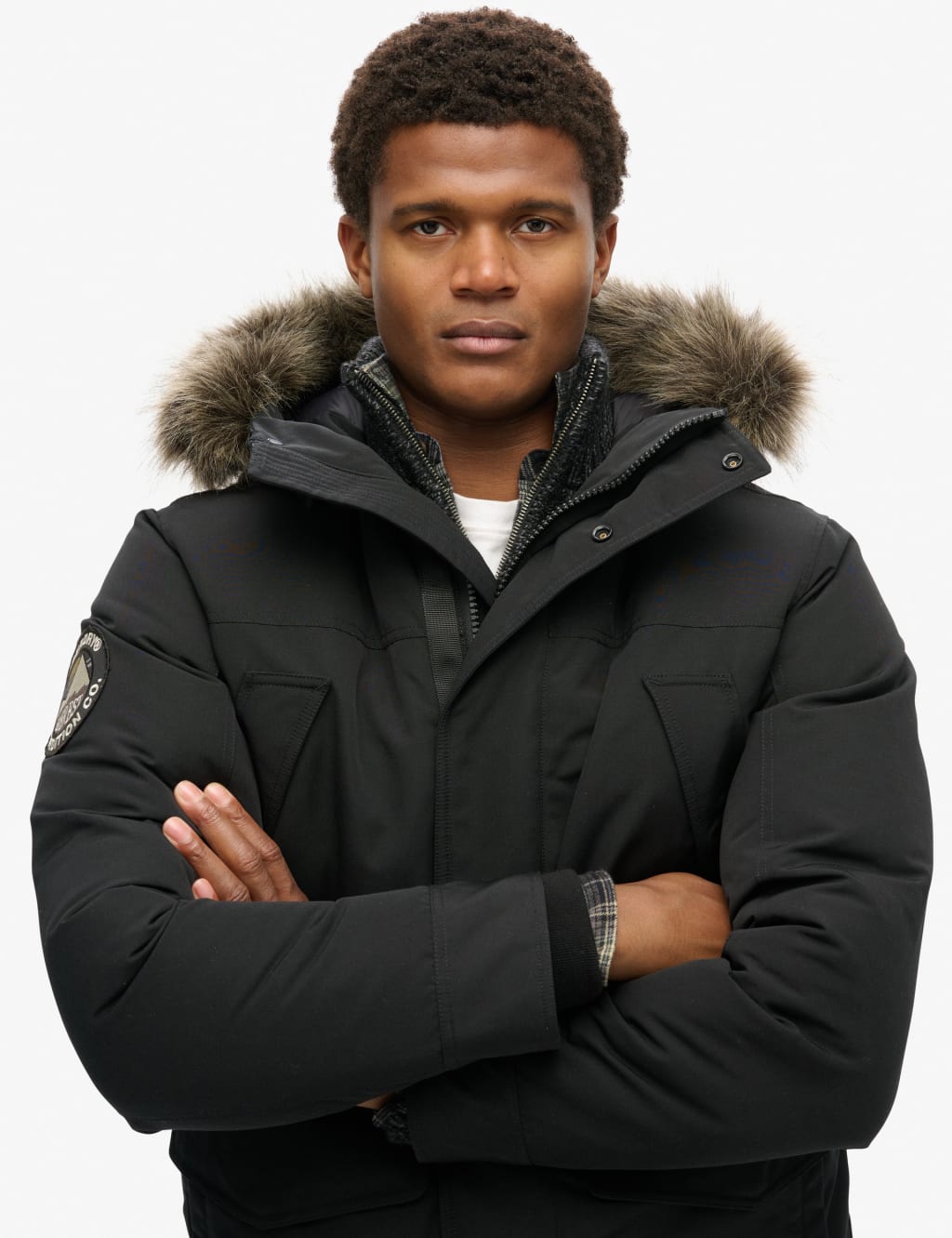 Hooded Padded Parka Jacket | Superdry | M&S