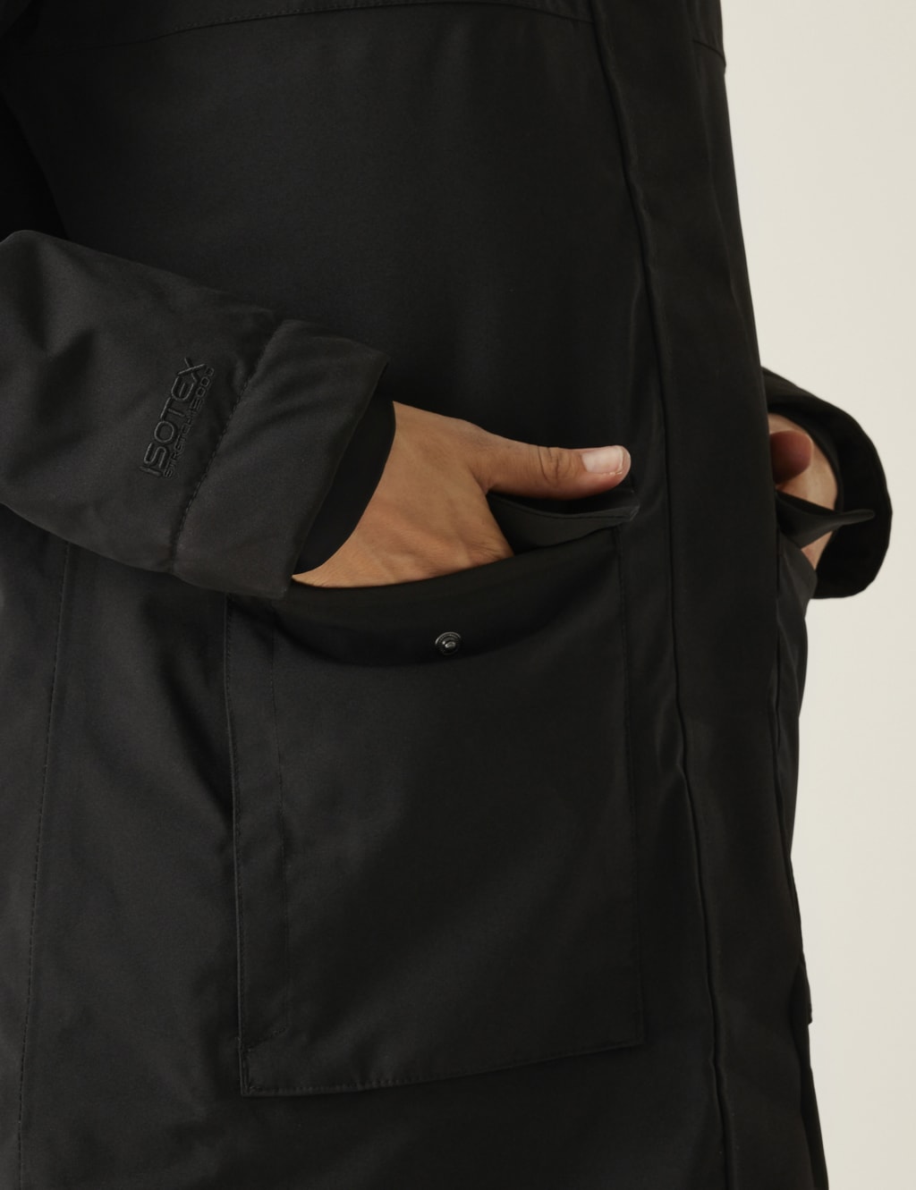 Yarli Waterproof Hooded Longline Raincoat | Regatta | M&S