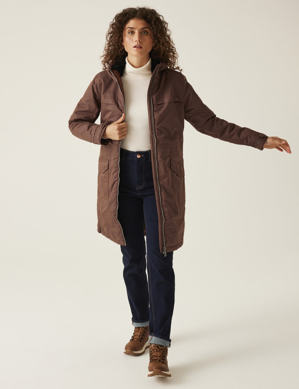 Romine II Waterproof Hooded Raincoat | Regatta | M&S