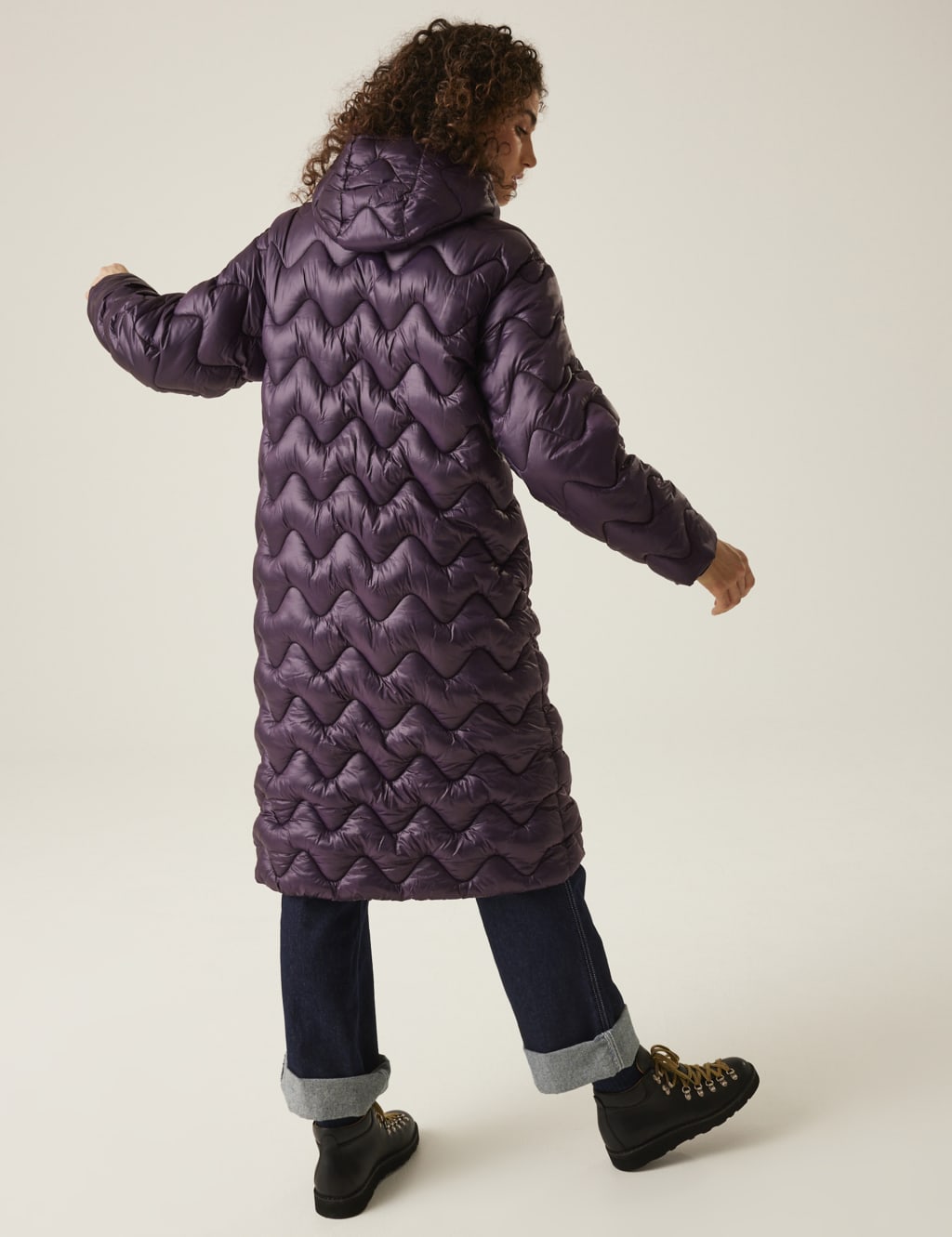 Cambrie II Quilted Hooded Longline Coat | Regatta | M&S