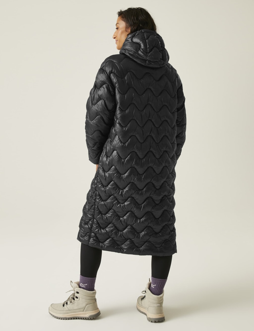 Cambrie II Quilted Hooded Longline Coat | Regatta | M&S