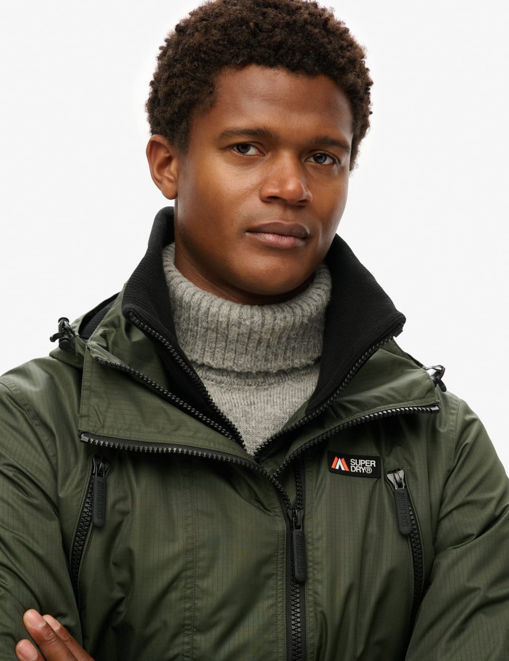 Hooded Waterproof Windbreaker Jacket | Superdry | M&S