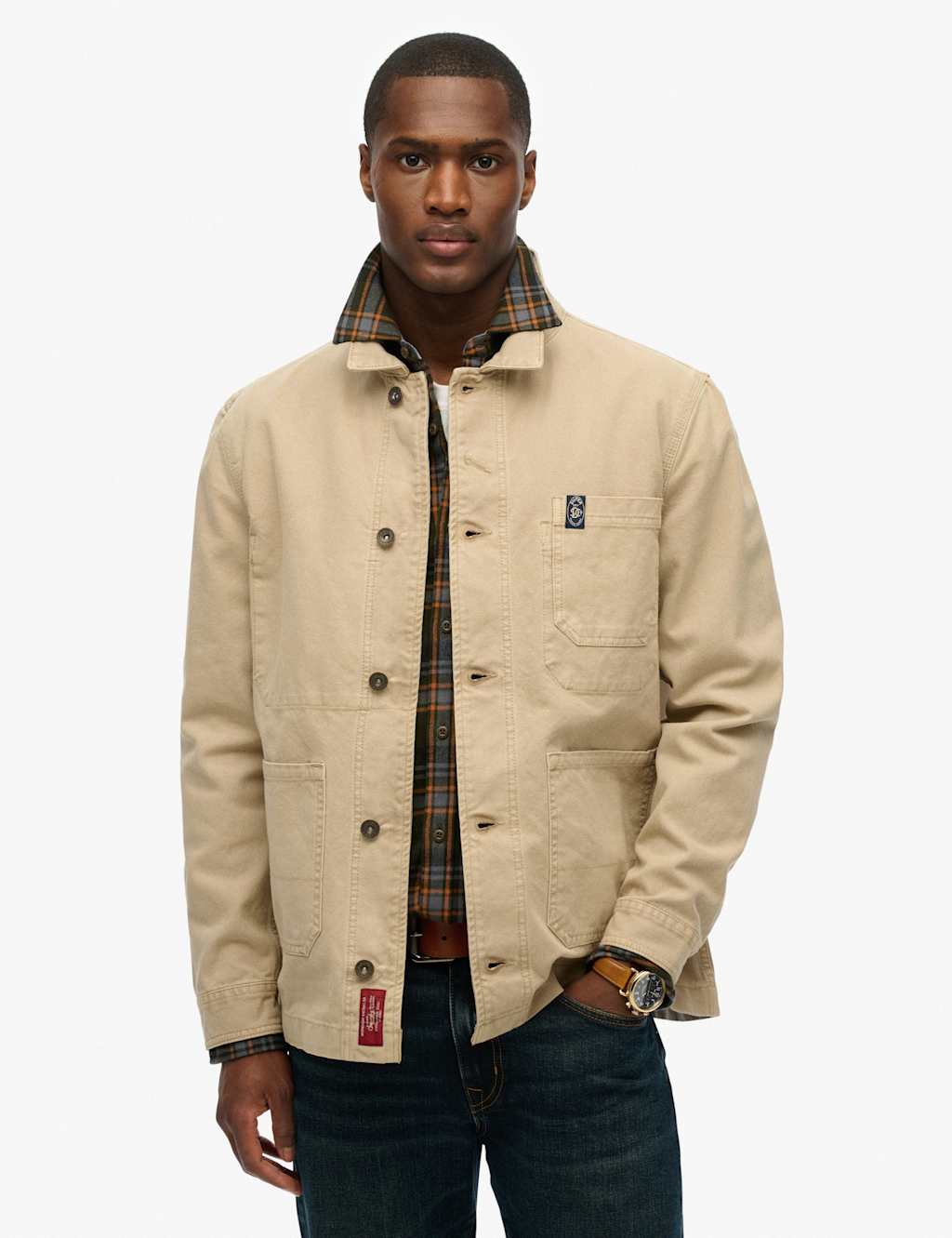 Canvas Utility Jacket | Superdry | M&S