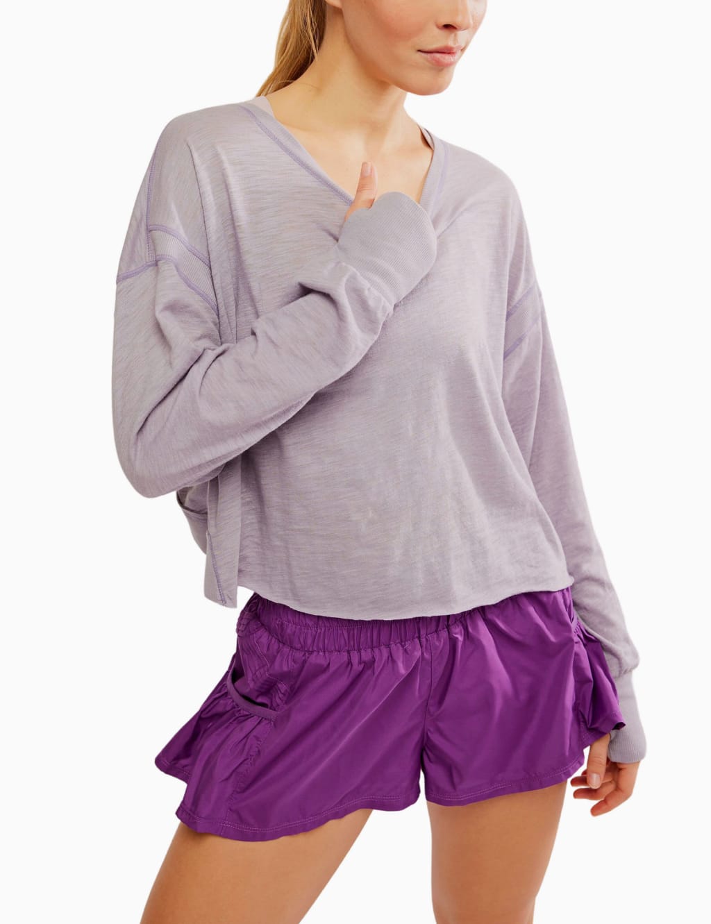 My Time Layer Cotton Rich Relaxed Top | FP Movement | M&S