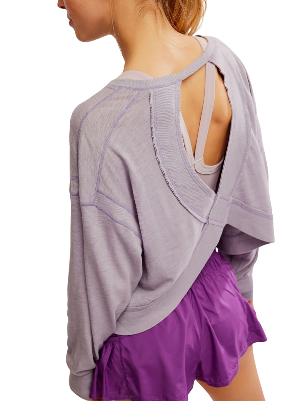 My Time Layer Cotton Rich Relaxed Top | FP Movement | M&S
