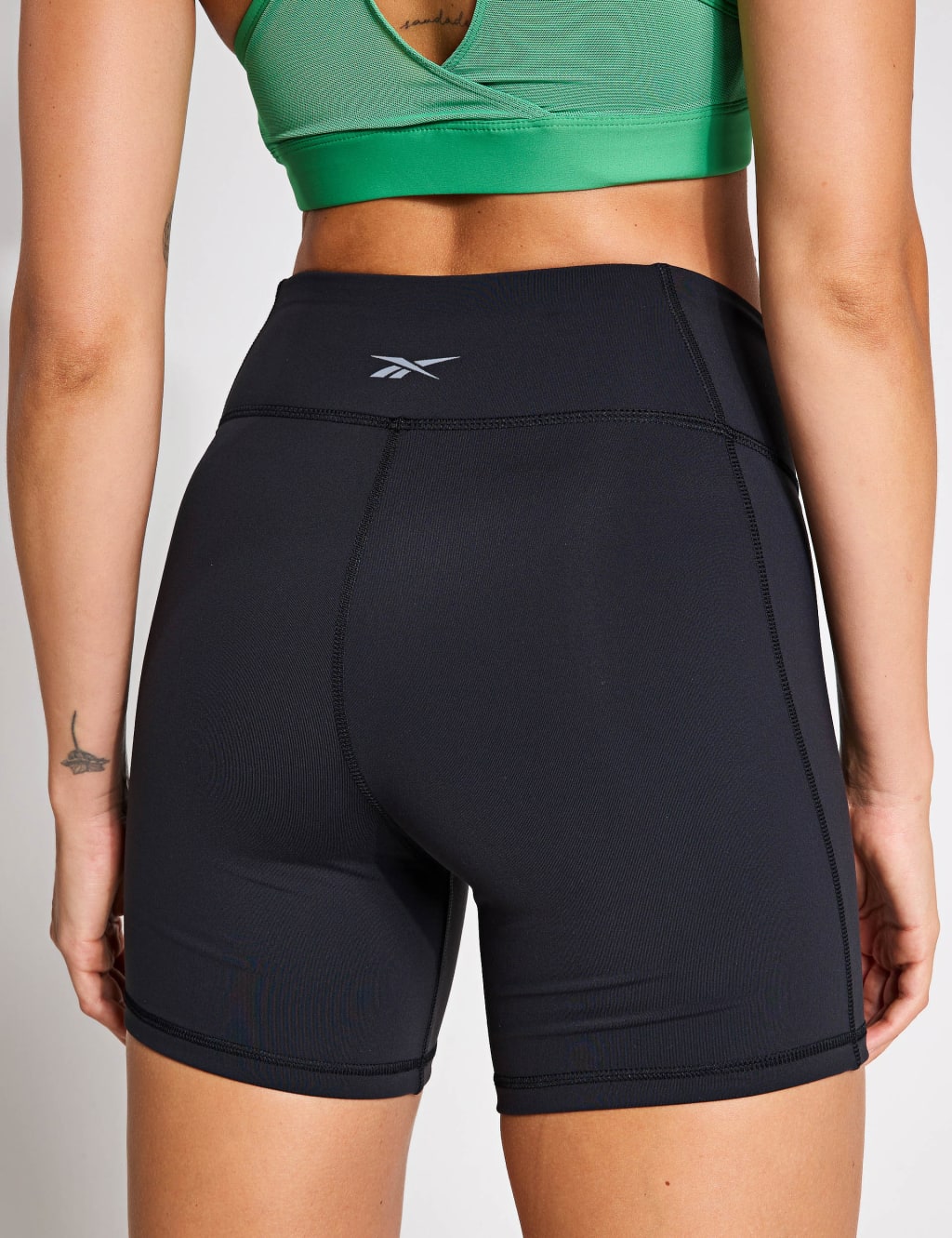 Lux Bootie High Waisted Gym Shorts | Reebok | M&S