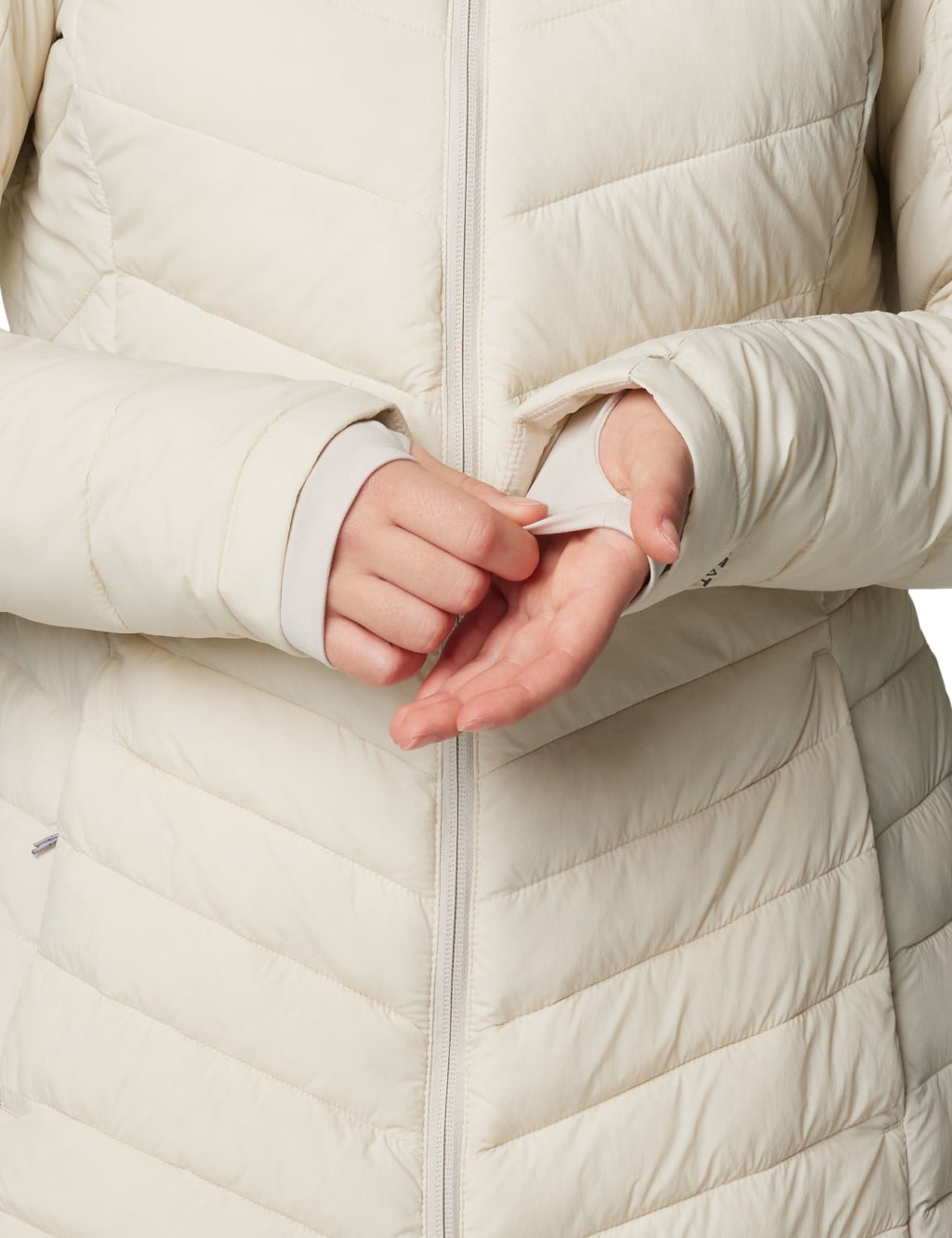 Joy Peak II Mid Hooded Padded Puffer Jacket | Columbia | M&S