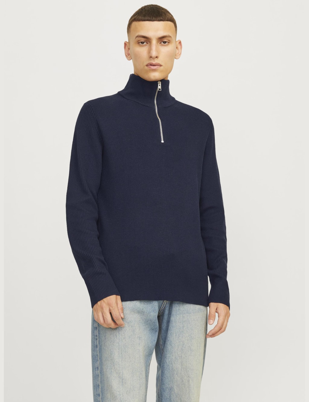 JACK & JONES Half Zip Jumper | JACK & JONES | M&S