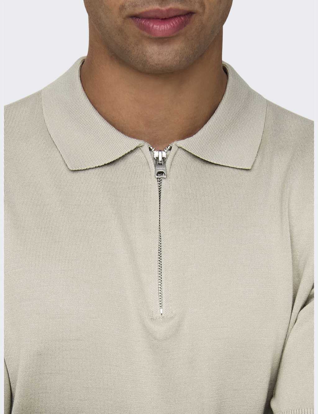 Half Zip Polo Shirt | ONLY & SONS | M&S