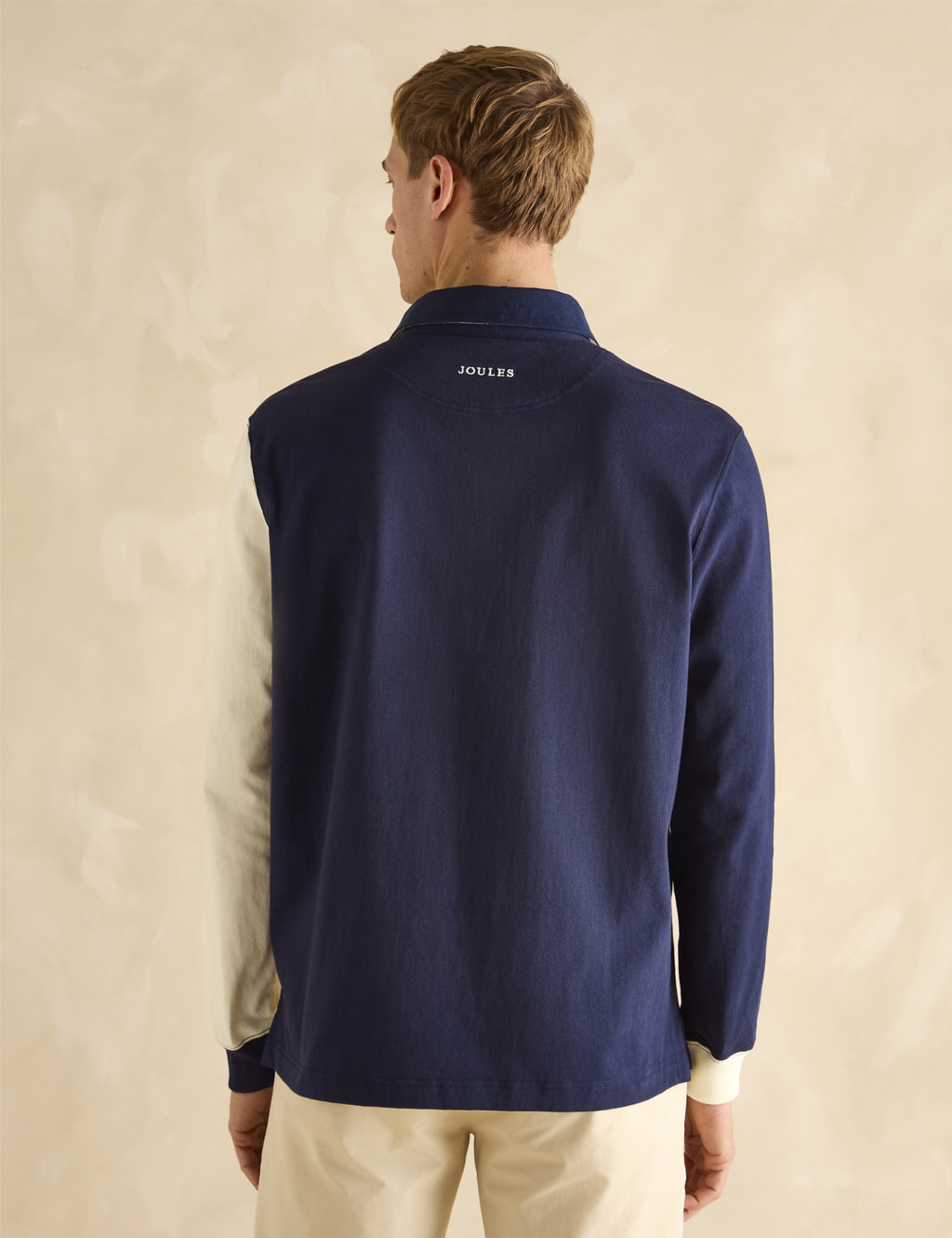 Pure Cotton Patterned Rugby Shirt | Joules | M&S