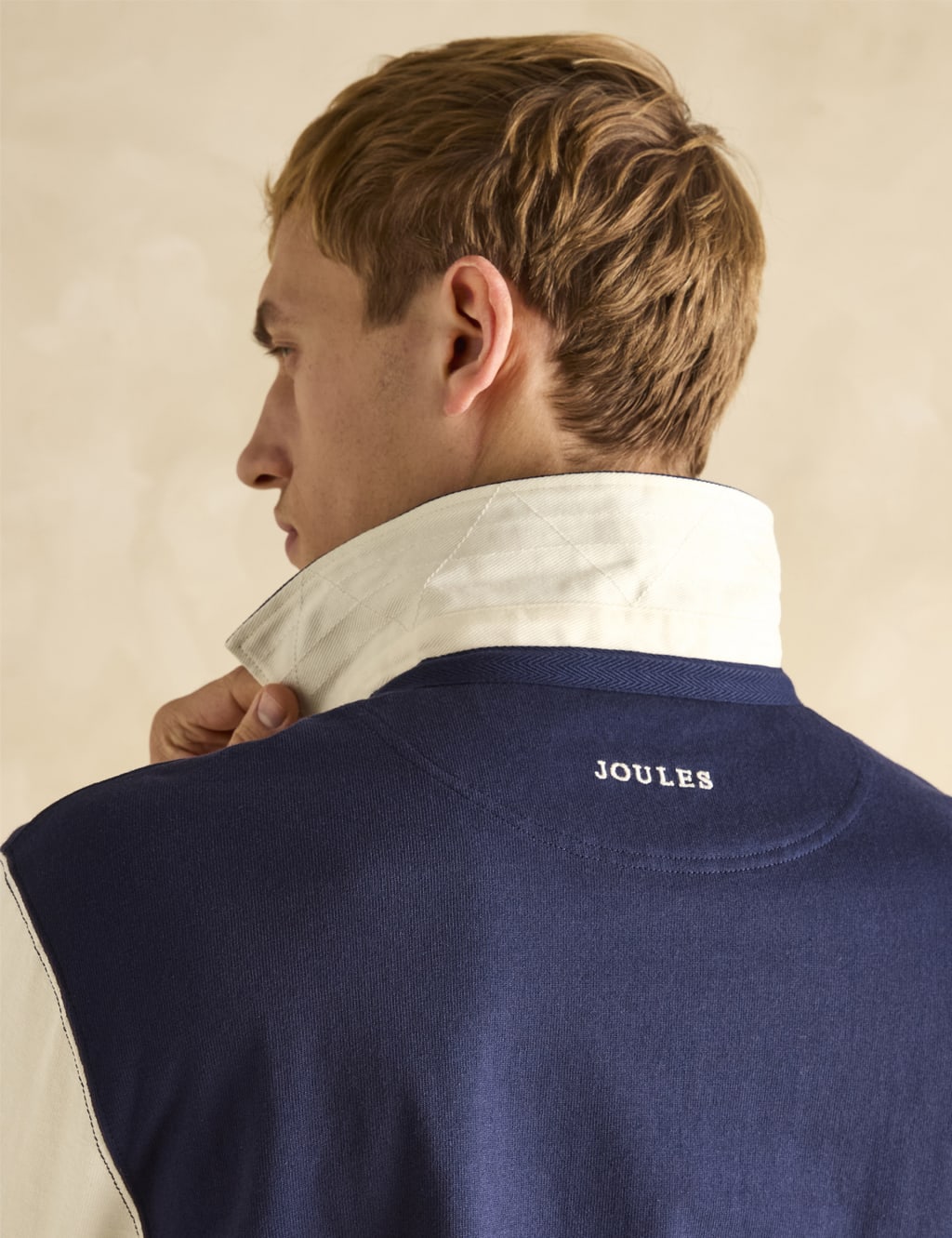 Pure Cotton Patterned Rugby Shirt | Joules | M&S