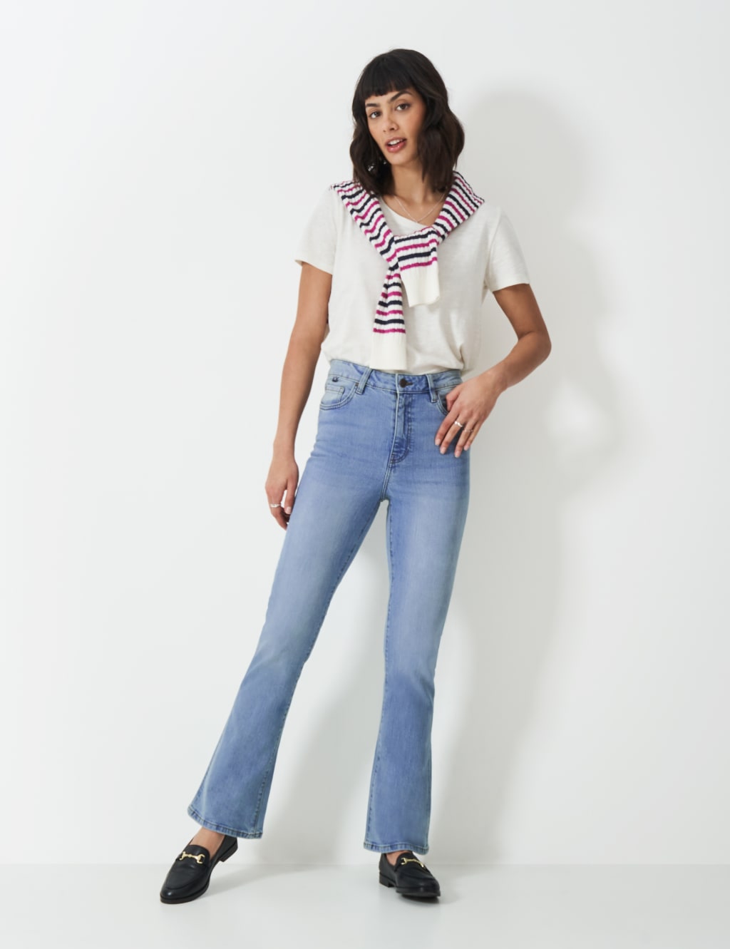 High Waisted Bootcut Jeans | Crew Clothing | M&S