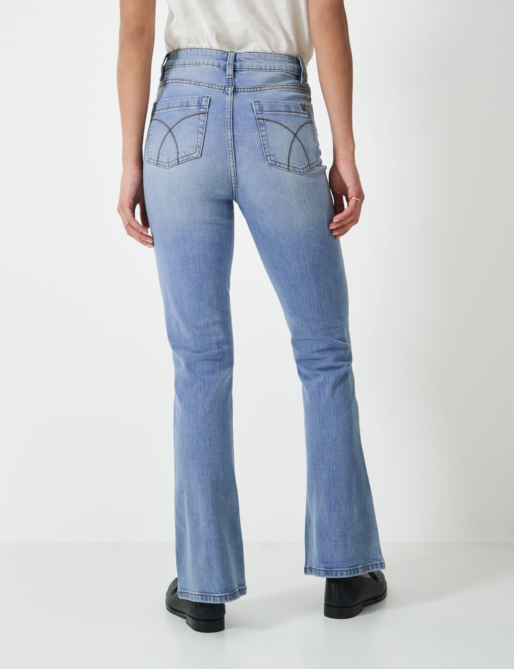 High Waisted Bootcut Jeans | Crew Clothing | M&S