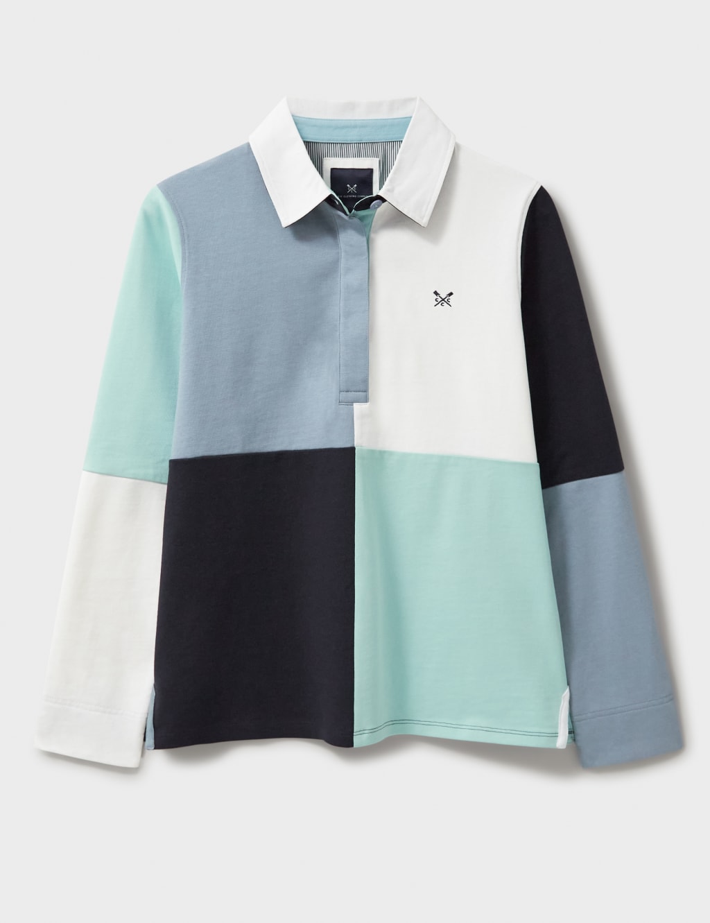 Pure Cotton Colour Block Rugby Top | Crew Clothing | M&S