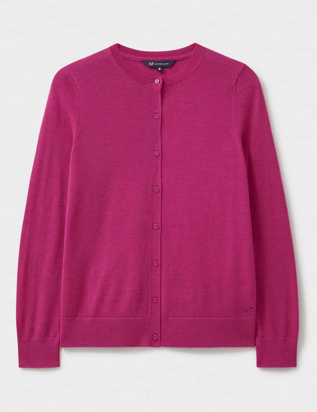 Pure Merino Wool Button Front Cardigan | Crew Clothing | M&S