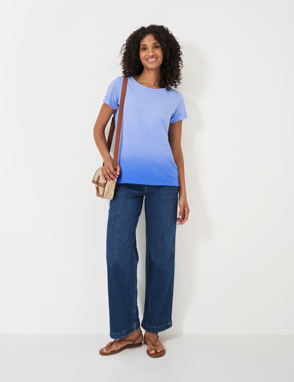 Pure Cotton Ombre T-Shirt | Crew Clothing | M&S