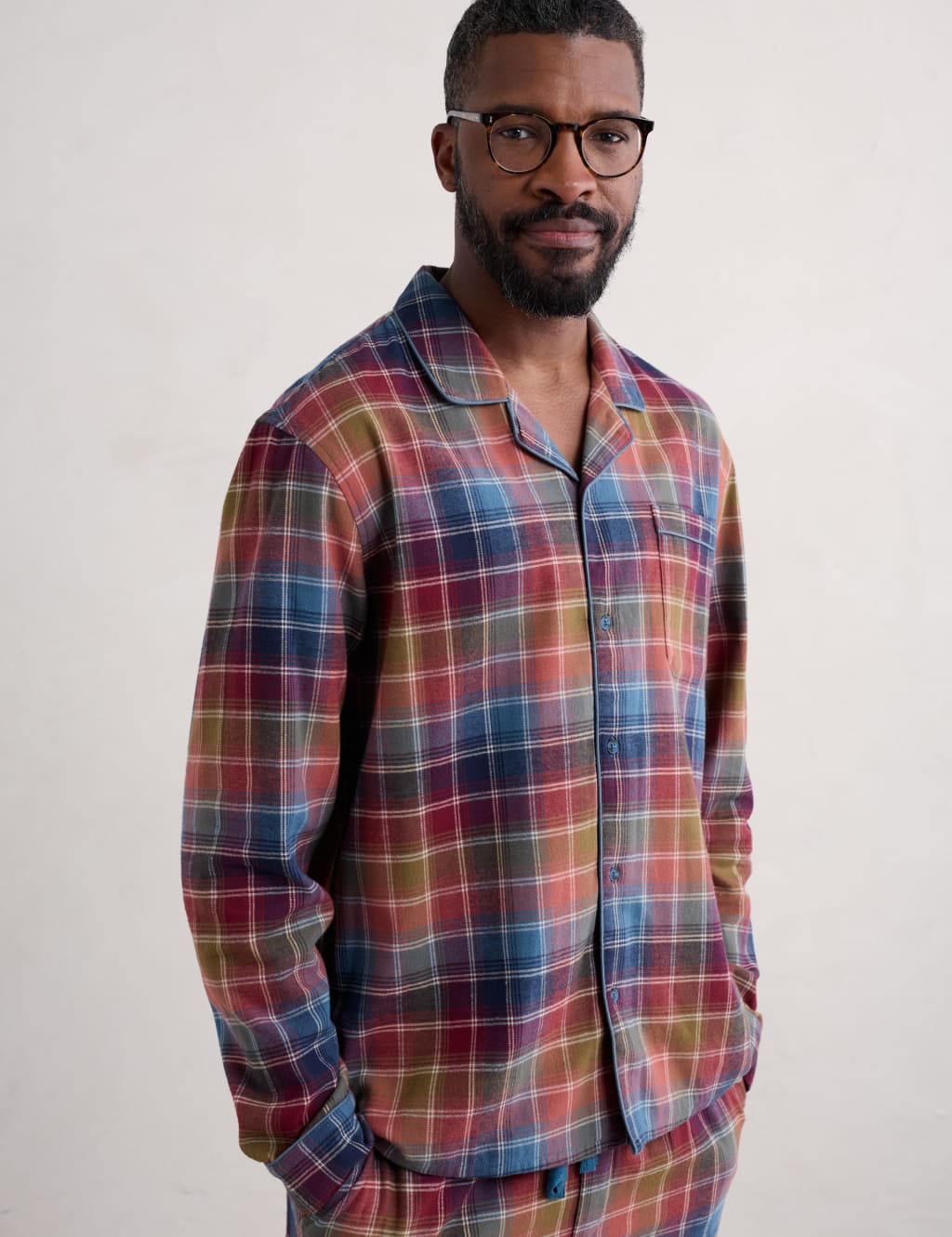 Pure Cotton Checked Pyjama Set | Seasalt Cornwall | M&S