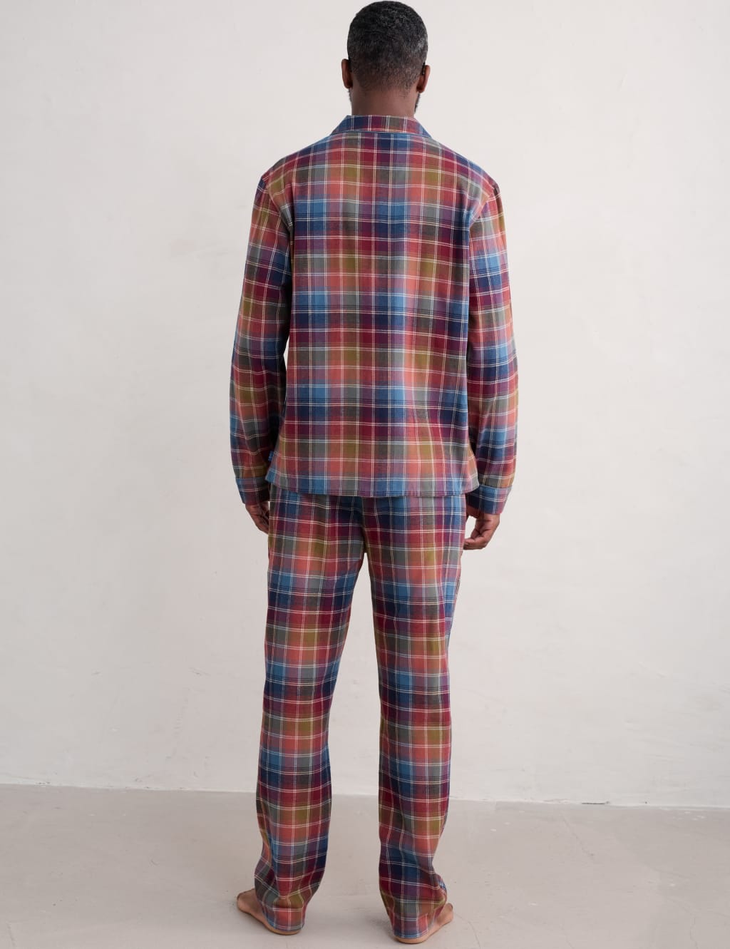 Pure Cotton Checked Pyjama Set | Seasalt Cornwall | M&S
