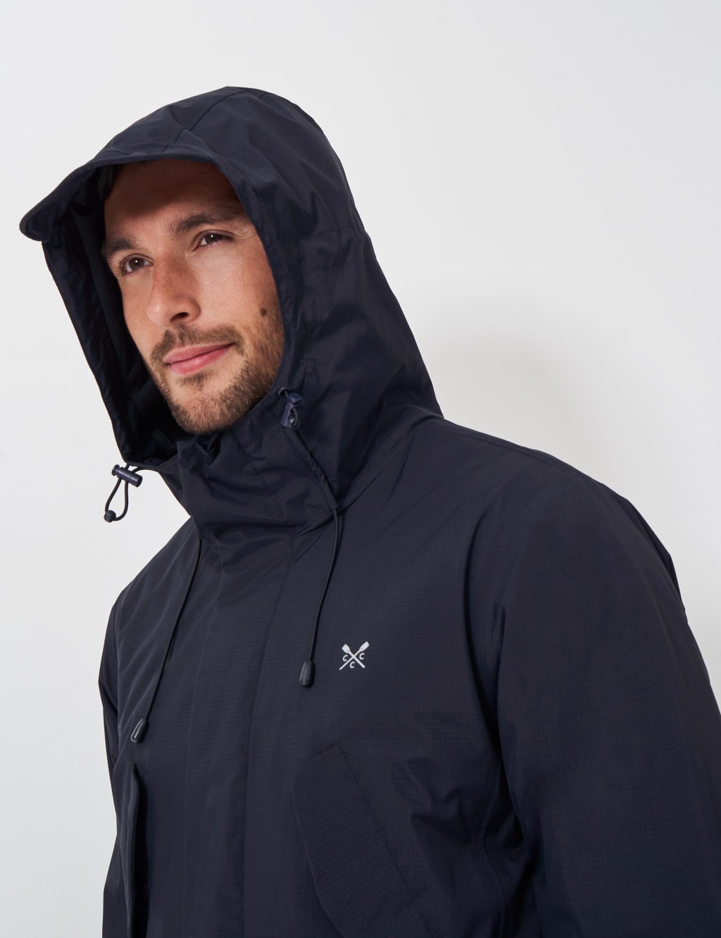 Hooded Waterproof Mac | Crew Clothing | M&S
