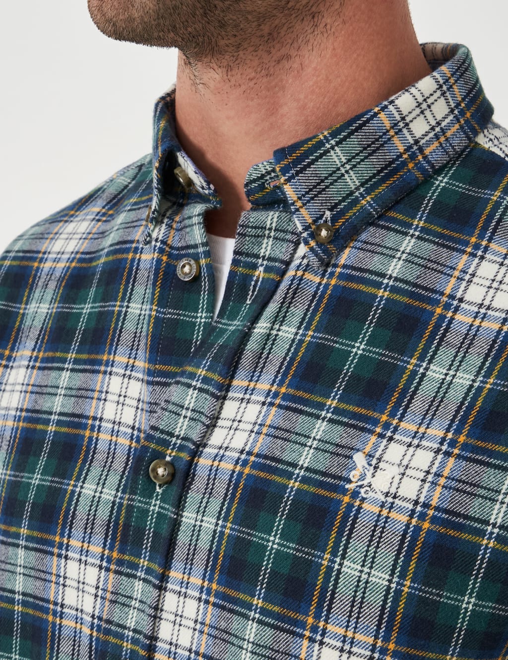 Pure Cotton Check Flannel Shirt | Crew Clothing | M&S
