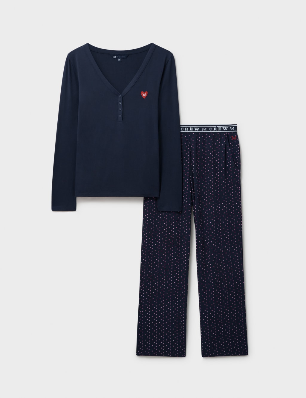 Modal Rich Patterned Pyjama Set | Crew Clothing | M&S