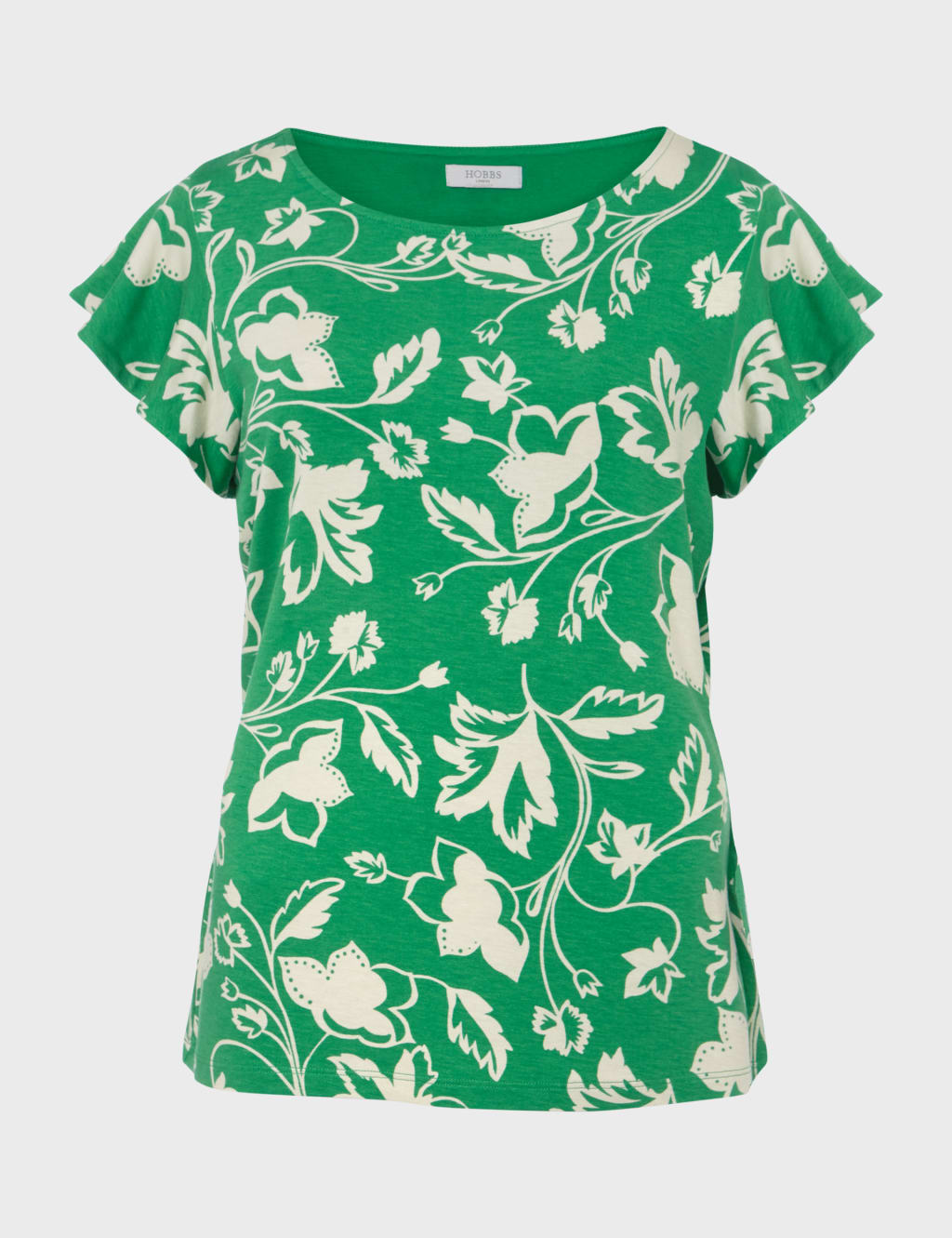 Printed Angel Sleeve Top | HOBBS | M&S
