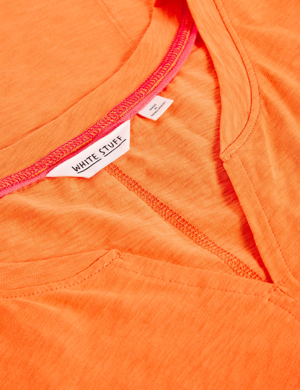 Pure Cotton Notch Neck T-Shirt | White Stuff | M&S