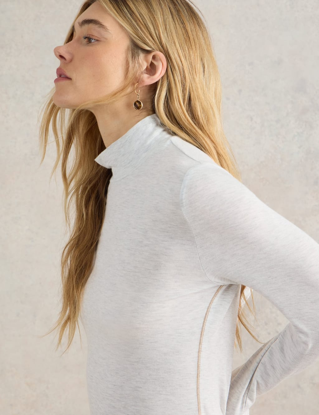 Modal Rich High Neck Top | White Stuff | M&S