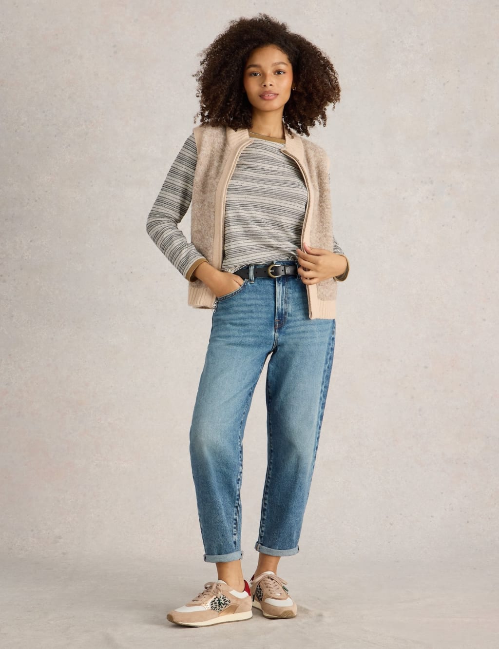 Cotton Rich Striped T-Shirt | White Stuff | M&S