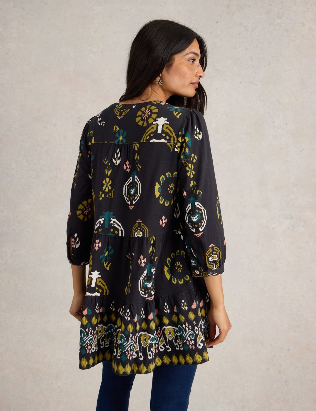 Pure Cotton Printed Tunic | White Stuff | M&S